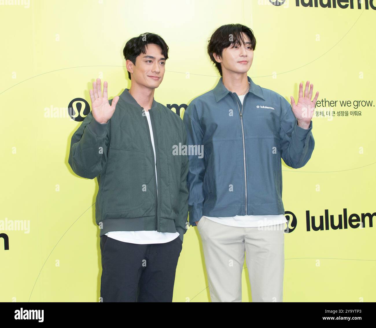 Seoul, South Korea. 11th Oct, 2024. ( L to R) Hong Kong-China actor ...