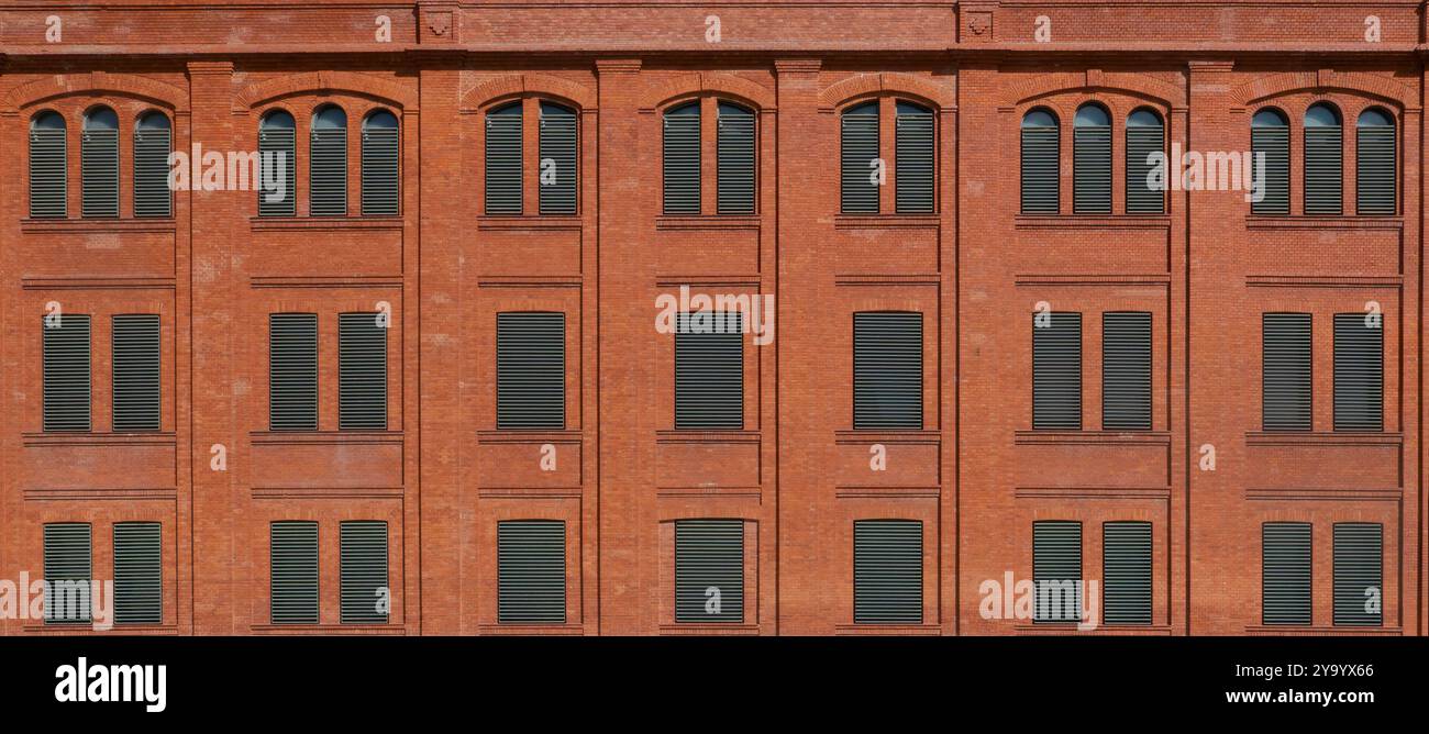The architectural detail presents a geometric composition of the facade ...