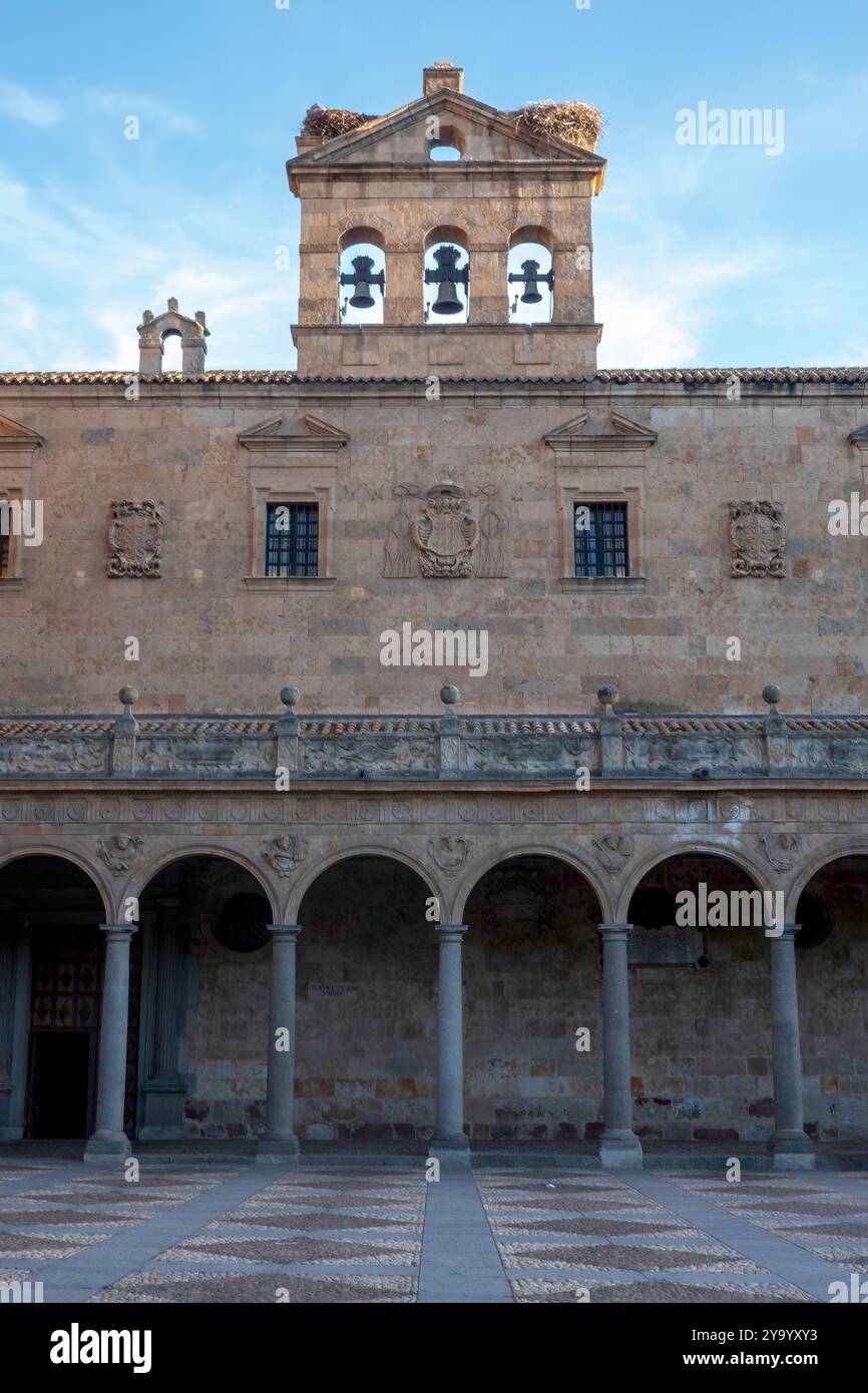 Salamanca, Spain-September 14, 2024: The Portico of the convent of San ...