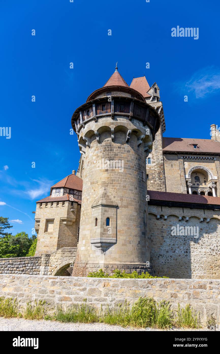 Castle Kreuzenstein in Austria near Vienna. Beautiful old ancient ...