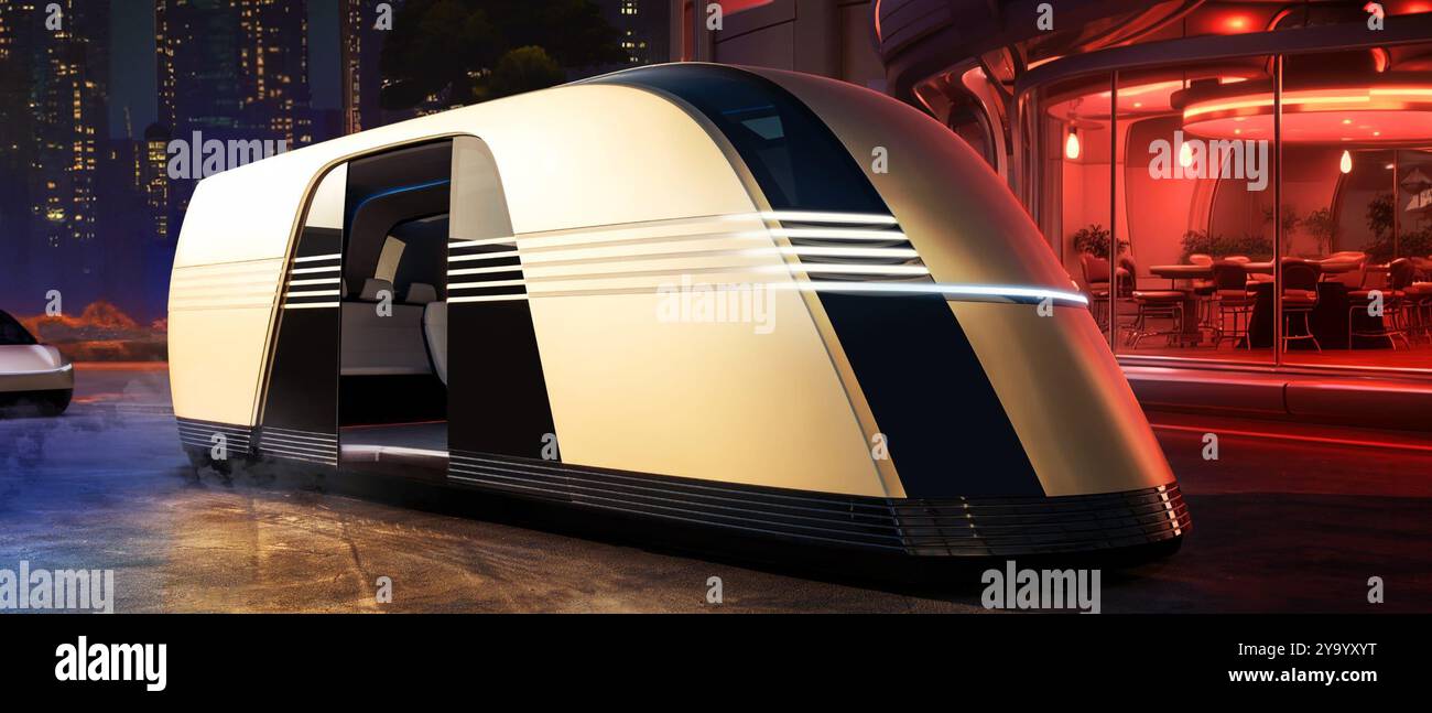 October 11, 2024: USA: Autonomous Driving Vehicle 'Robovan' : Tesla ...