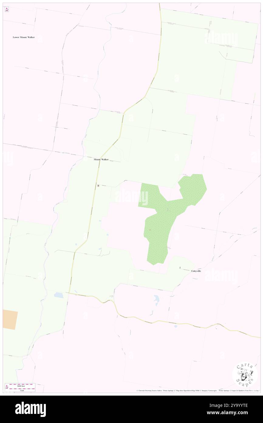 Mount Walker, Scenic Rim, AU, Australia, Queensland, S 27 46' 59'', N ...