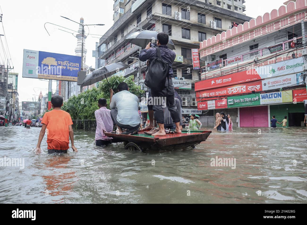 August 22, 2024, Feni, Chittagong, Bangladesh: Floods occur in Feni ...