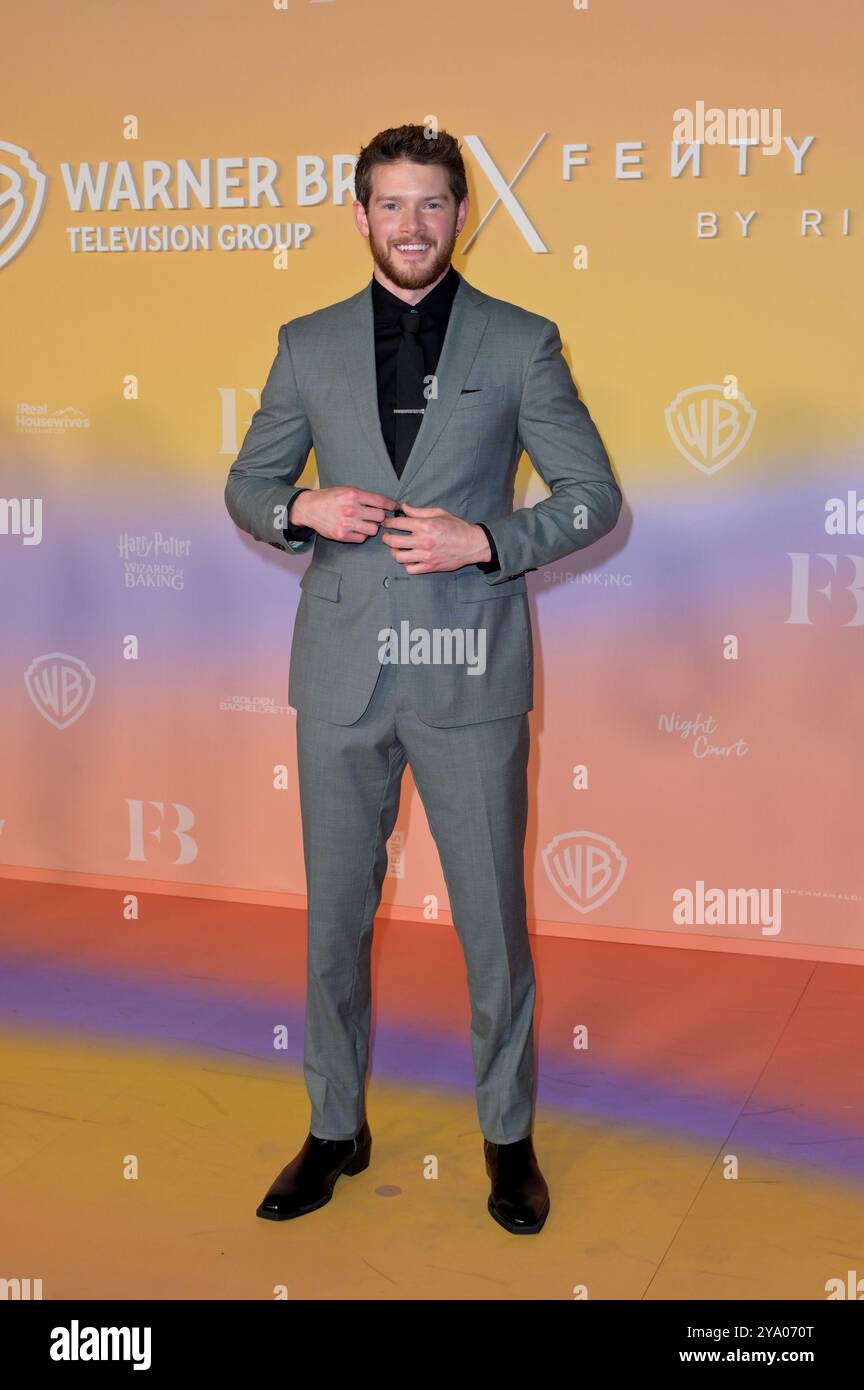 LOS ANGELES, CA. October 10, 2024: Alex Macnicoll at Warner Bros TV ...
