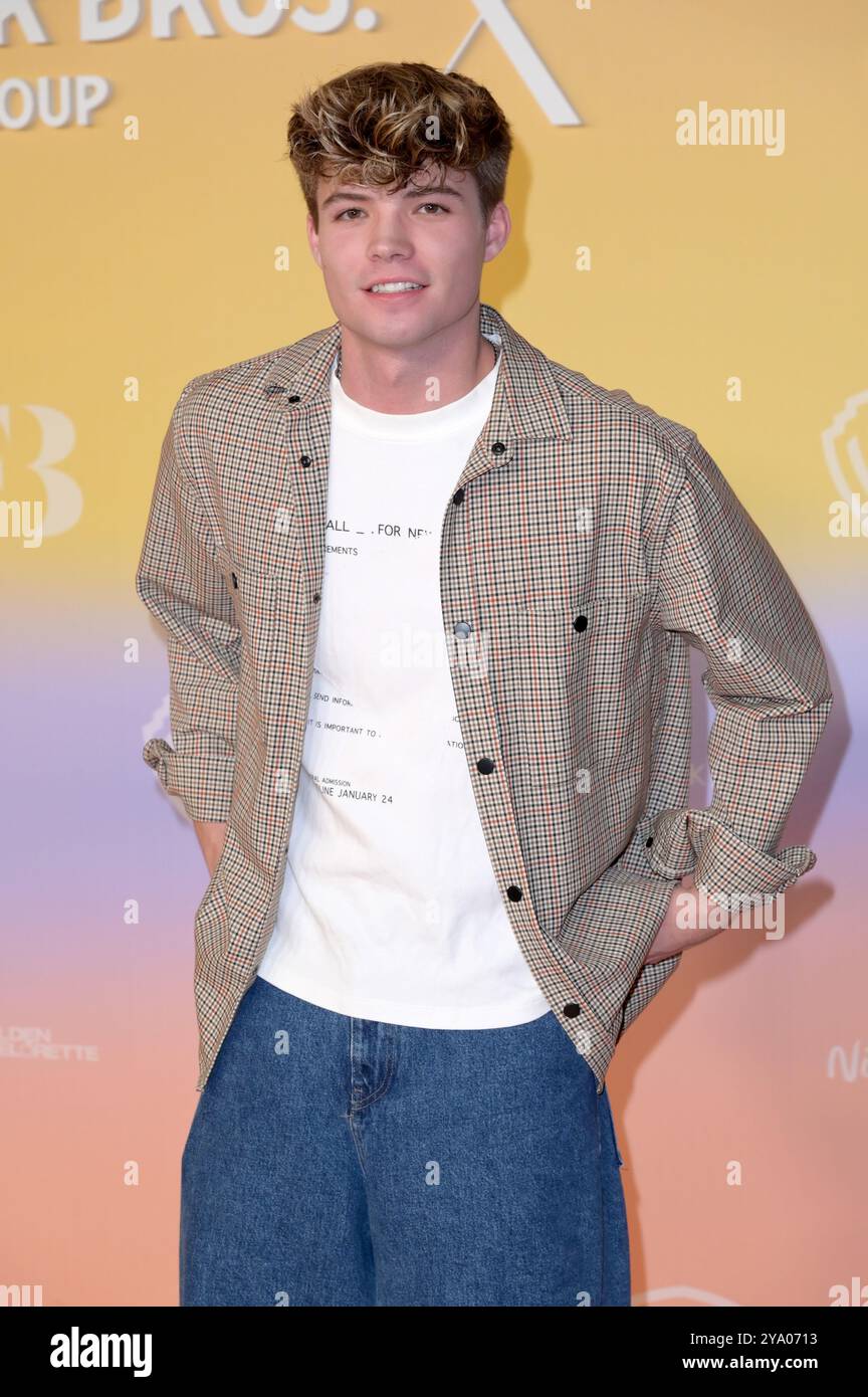 LOS ANGELES, CA. October 10, 2024: Connor Finnerty at Warner Bros TV ...