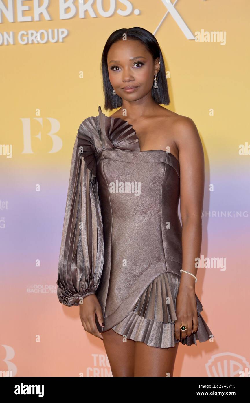 LOS ANGELES, CA. October 10, 2024: Ashleigh Lathrop at Warner Bros TV ...