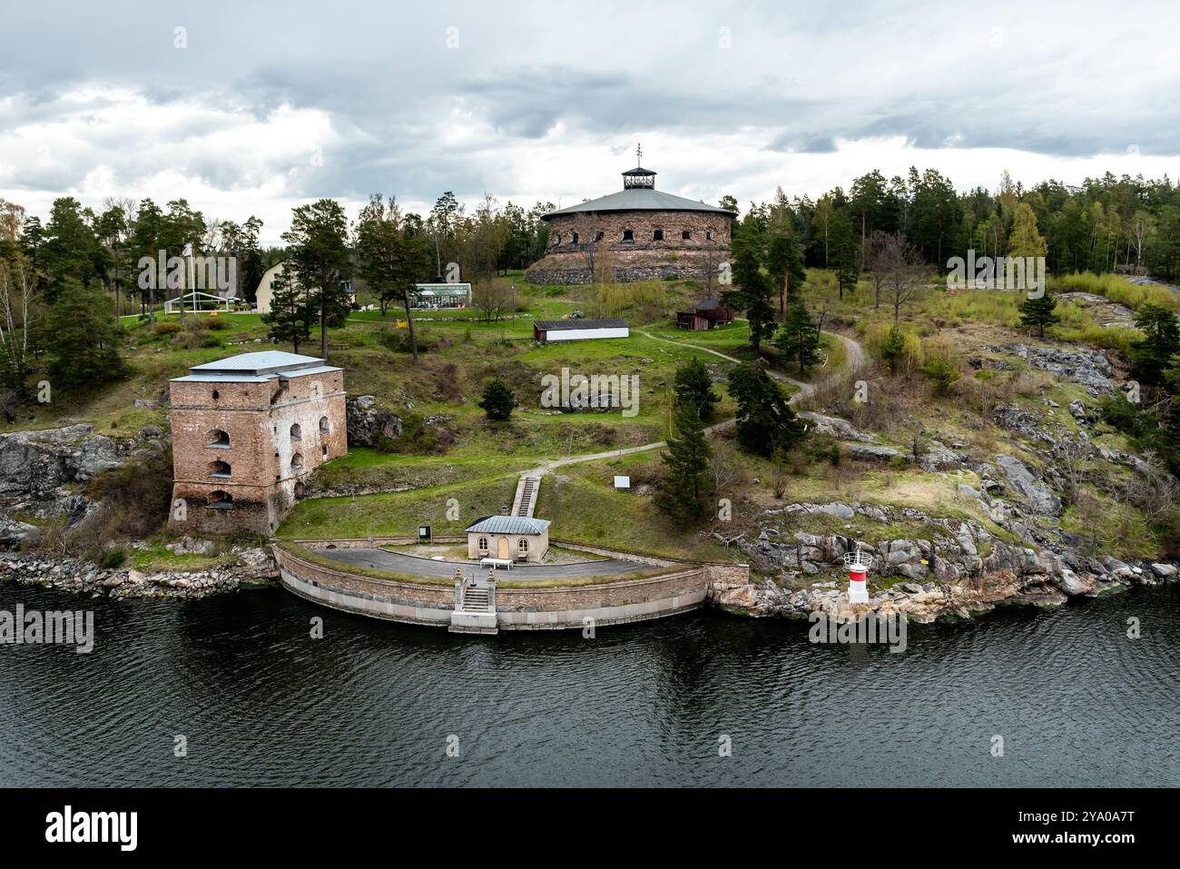 Historic Oskar-Fredriksborg fortress is one of the defense positions in ...