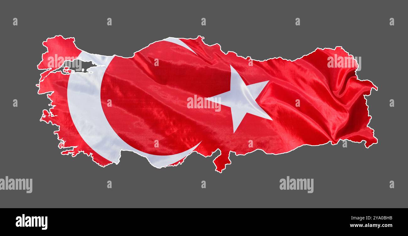 Map turkey outline silhouette hi-res stock photography and images - Alamy