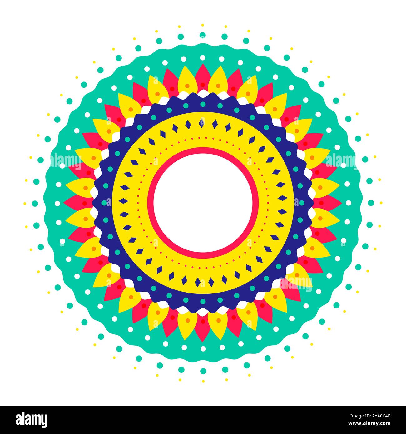Rangoli mandala hi-res stock photography and images - Alamy