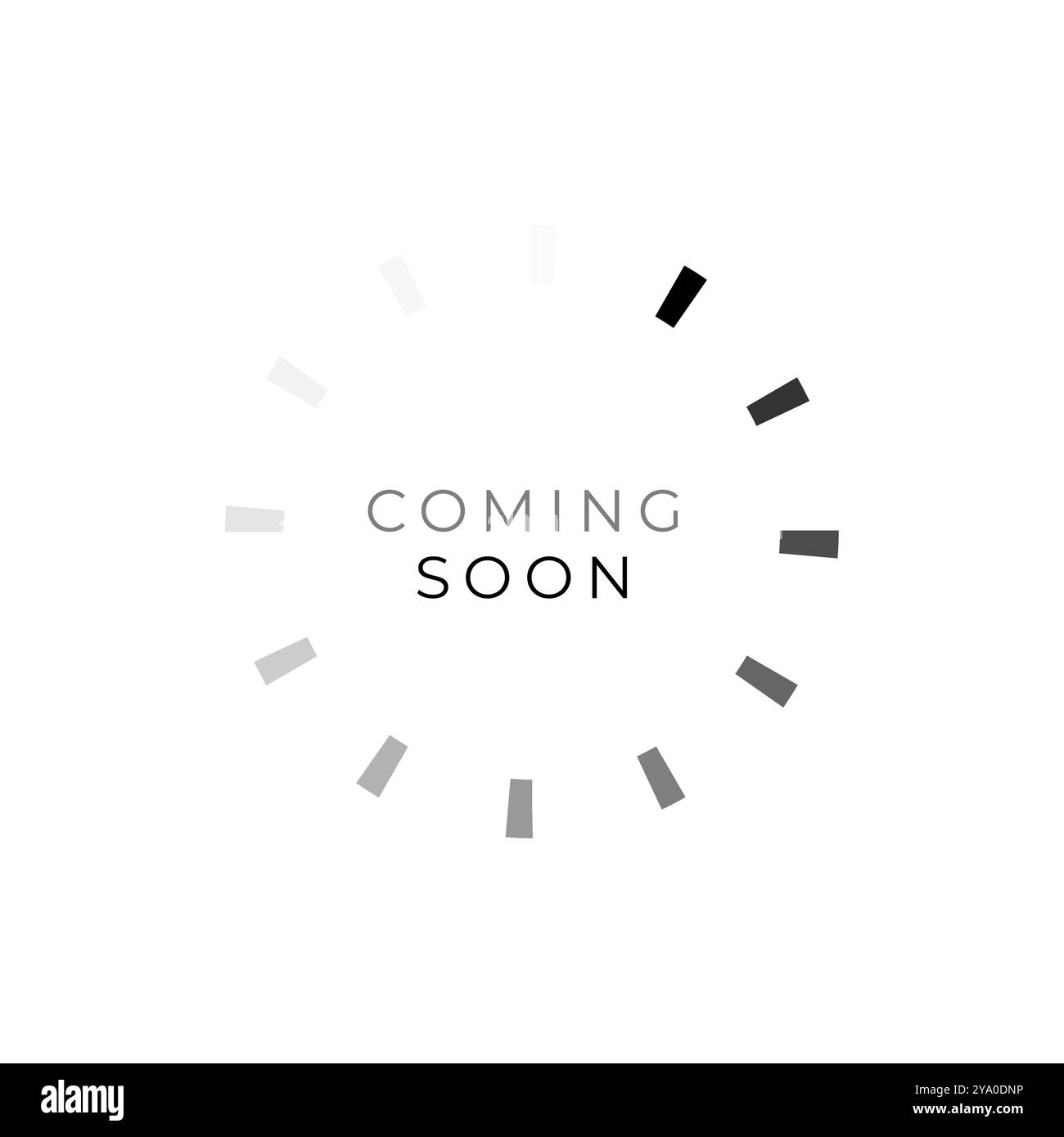 modern coming soon loading icon background design vector Stock Vector ...