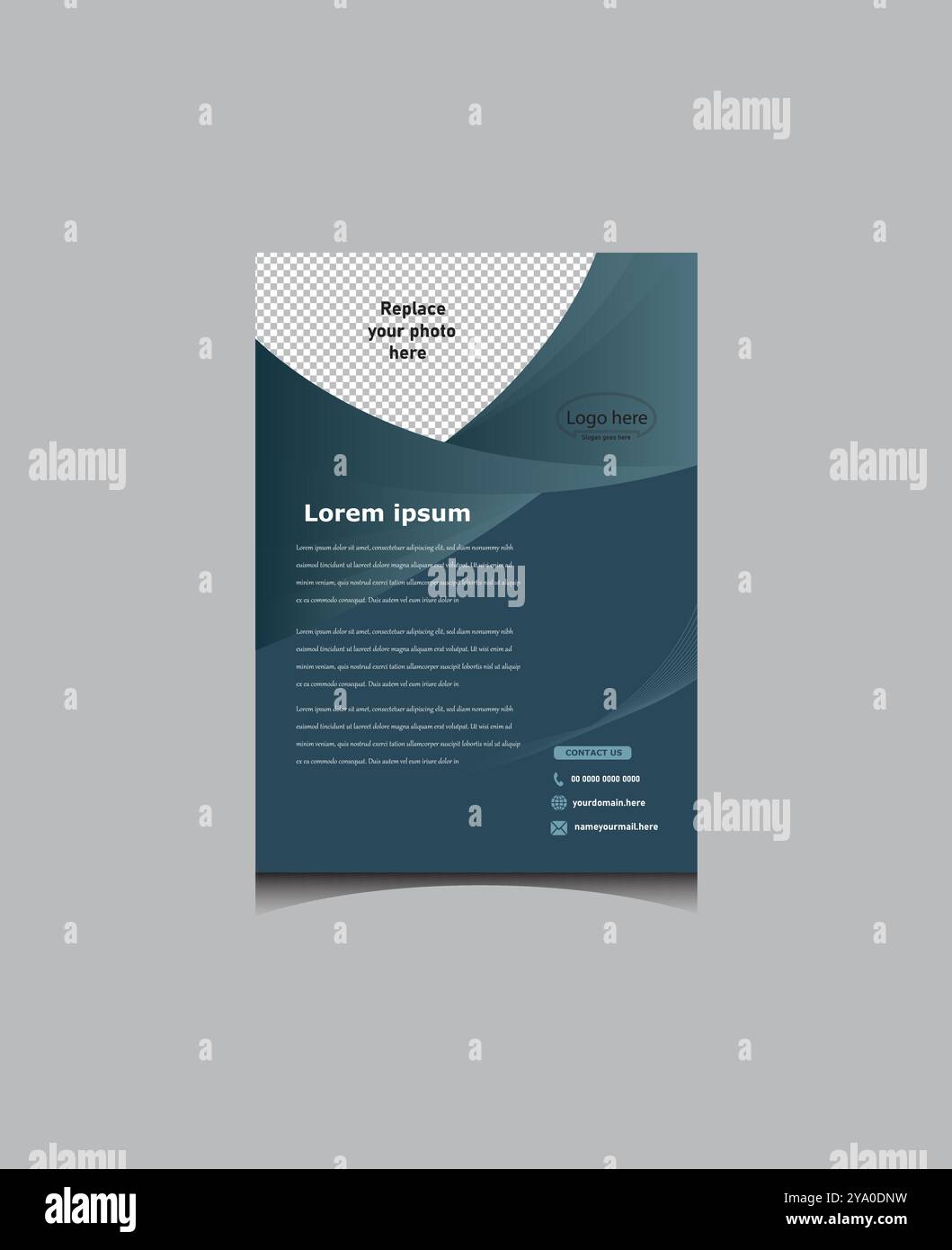 Newspaper advert page Stock Vector Images - Alamy