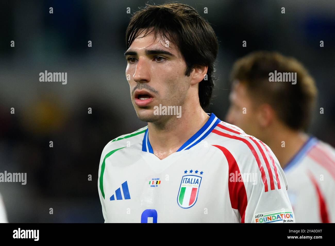 Sandro Tonali of Italy during the UEFA Nations League football match ...