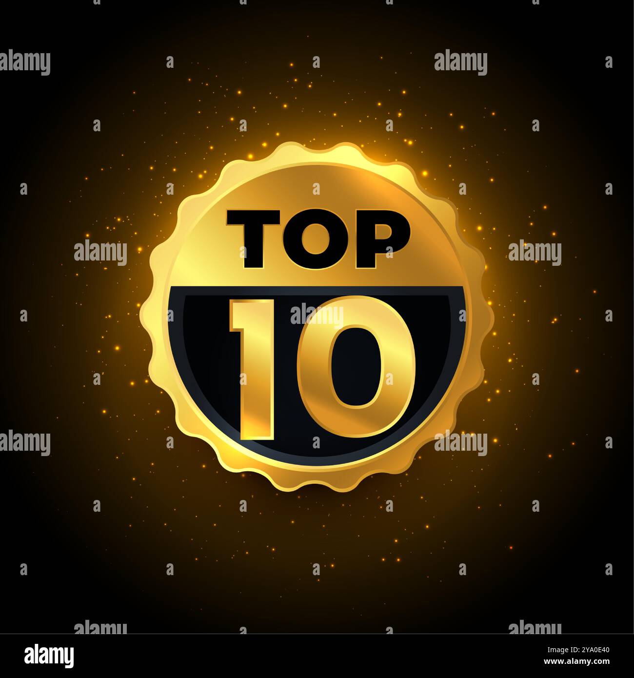 top 10 golden badge background for best achievement ceremony vector ...