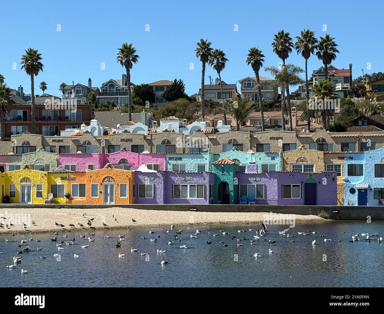 Cute little cottages in Capitola California Stock Photo - Alamy
