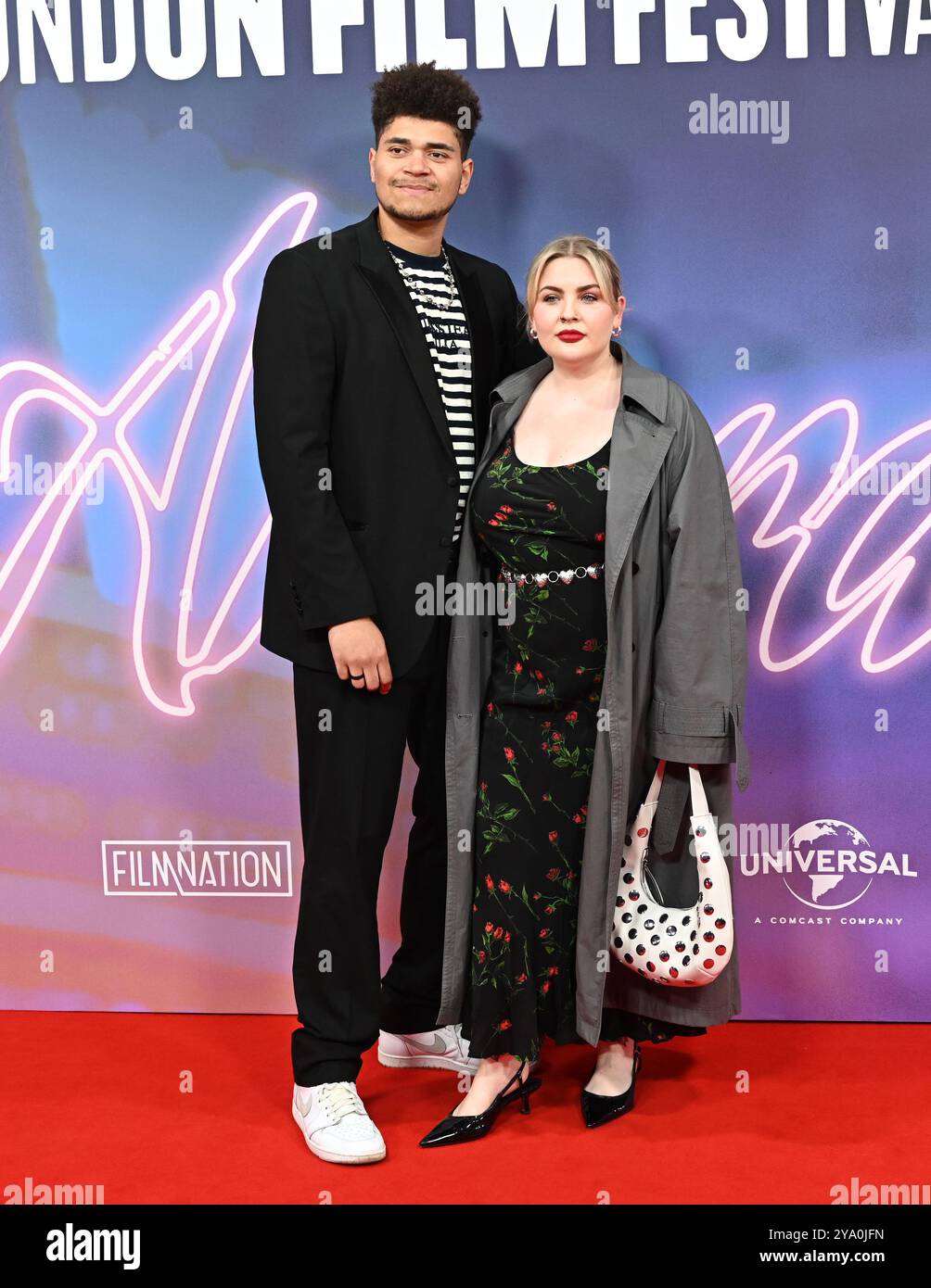 LONDON, ENGLAND: 11th October 2024: Mared Parry attends the "Anora ...