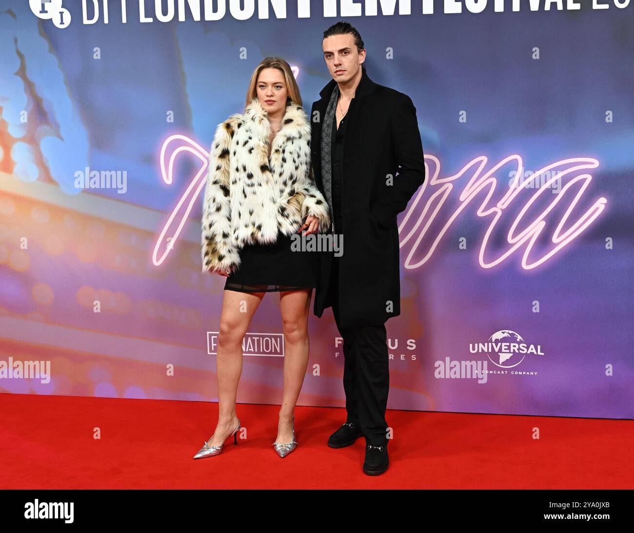 LONDON, ENGLAND: 11th October 2024: India Davis attends the "Anora ...