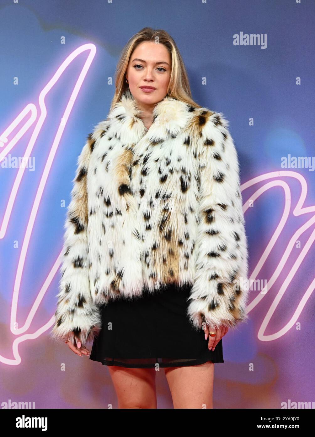 LONDON, ENGLAND: 11th October 2024: India Davis attends the "Anora ...