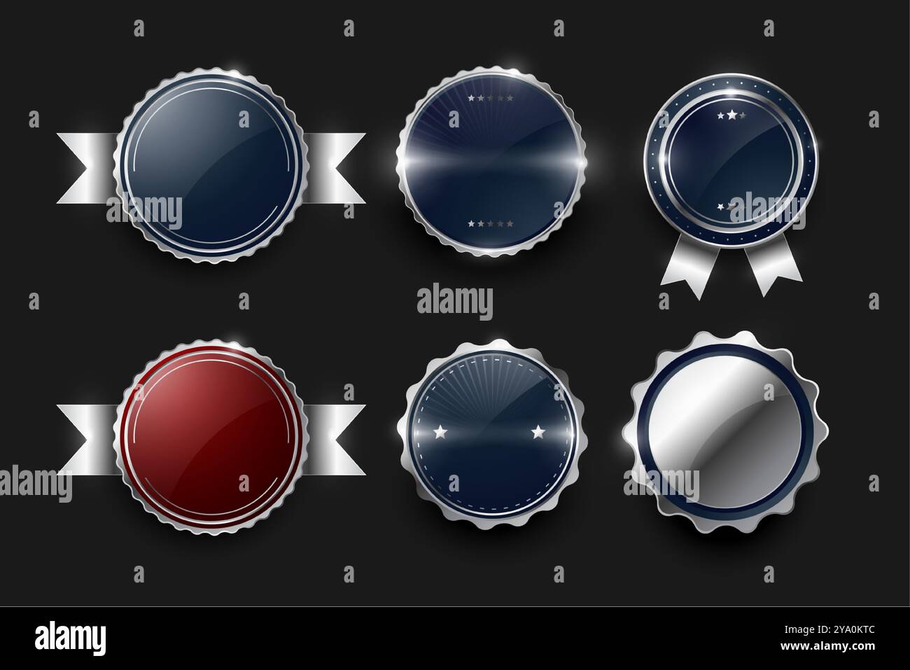 Set six elegant empty hi-res stock photography and images - Alamy