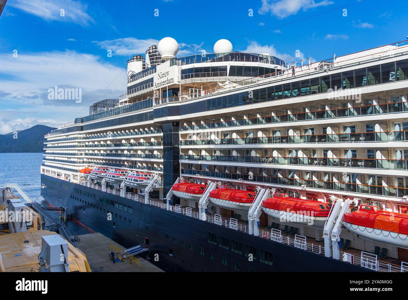 Sitka, Alaska, USA - September 24, 2024: Nieuw Amsterdam cruise ship by ...