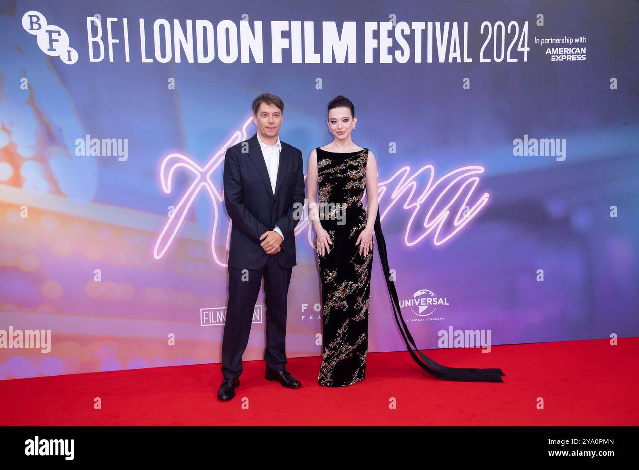 London, UK. 11 Oct, 2024. Pictured: Director Sean Baker and Mikey ...