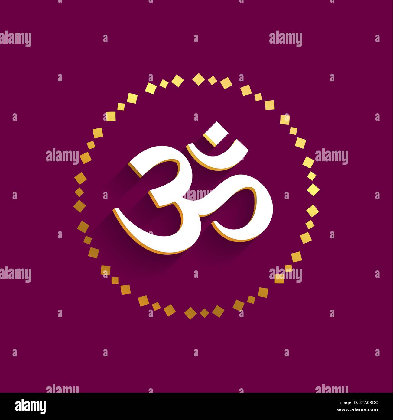 hindu religious symbol background for eternal faith and hope vector ...