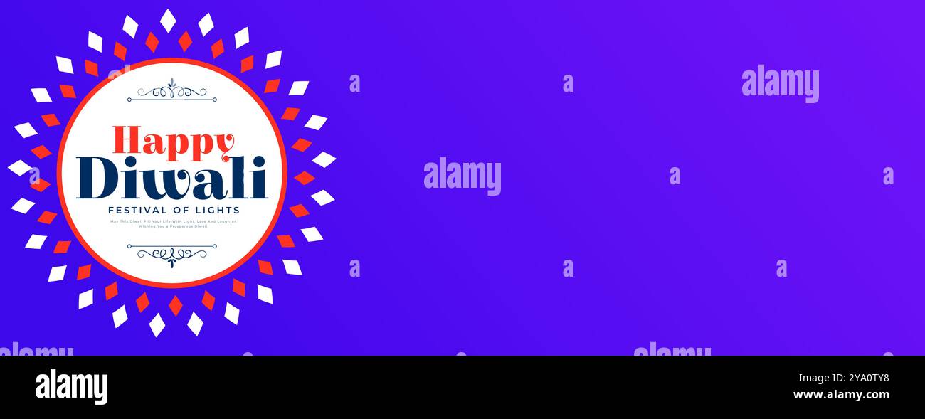 hindu festive shubh diwali rangoli purple wallpaper design vector Stock ...