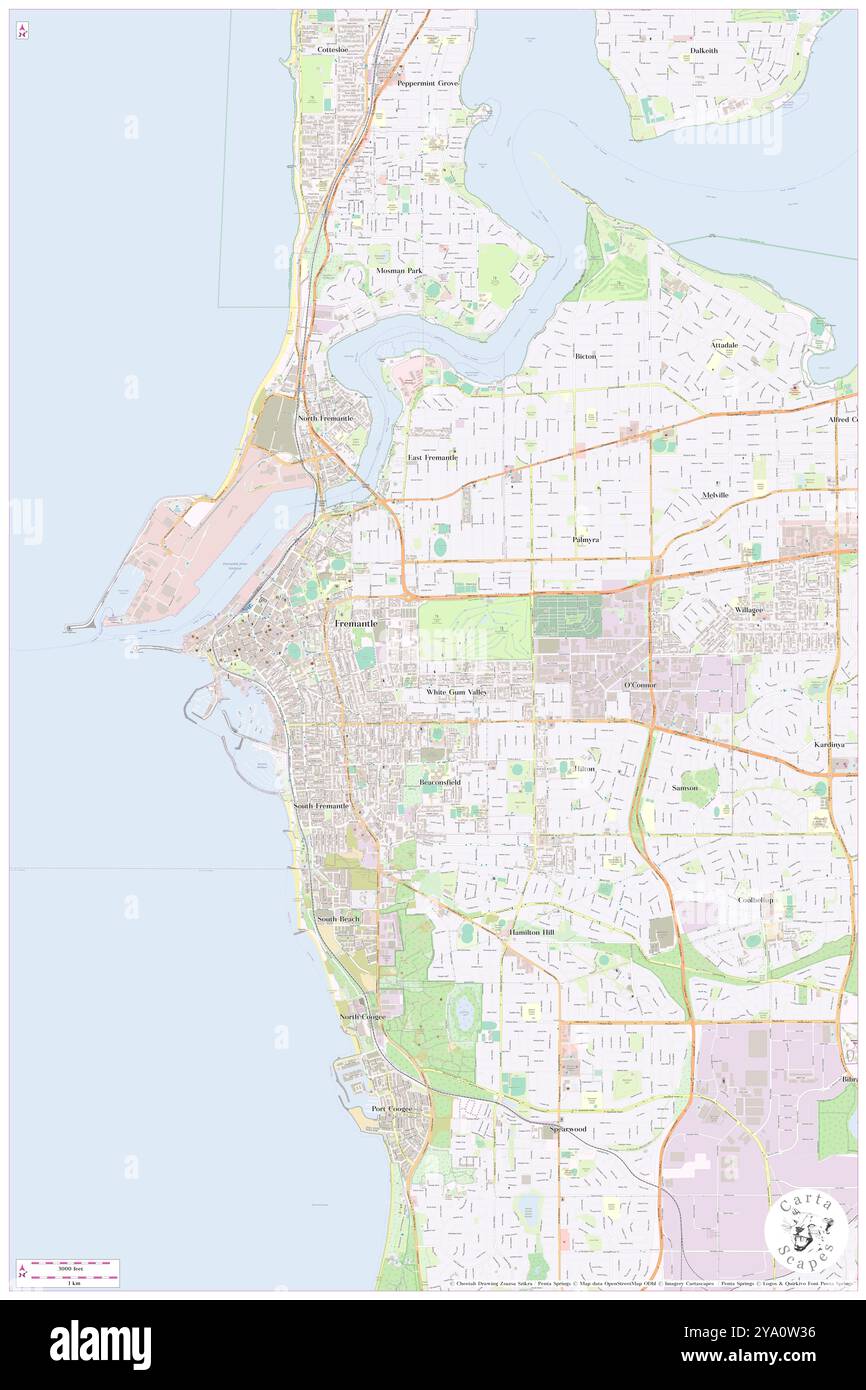 Booyeembara Park, Fremantle, AU, Australia, Western Australia, S 32 3 ...