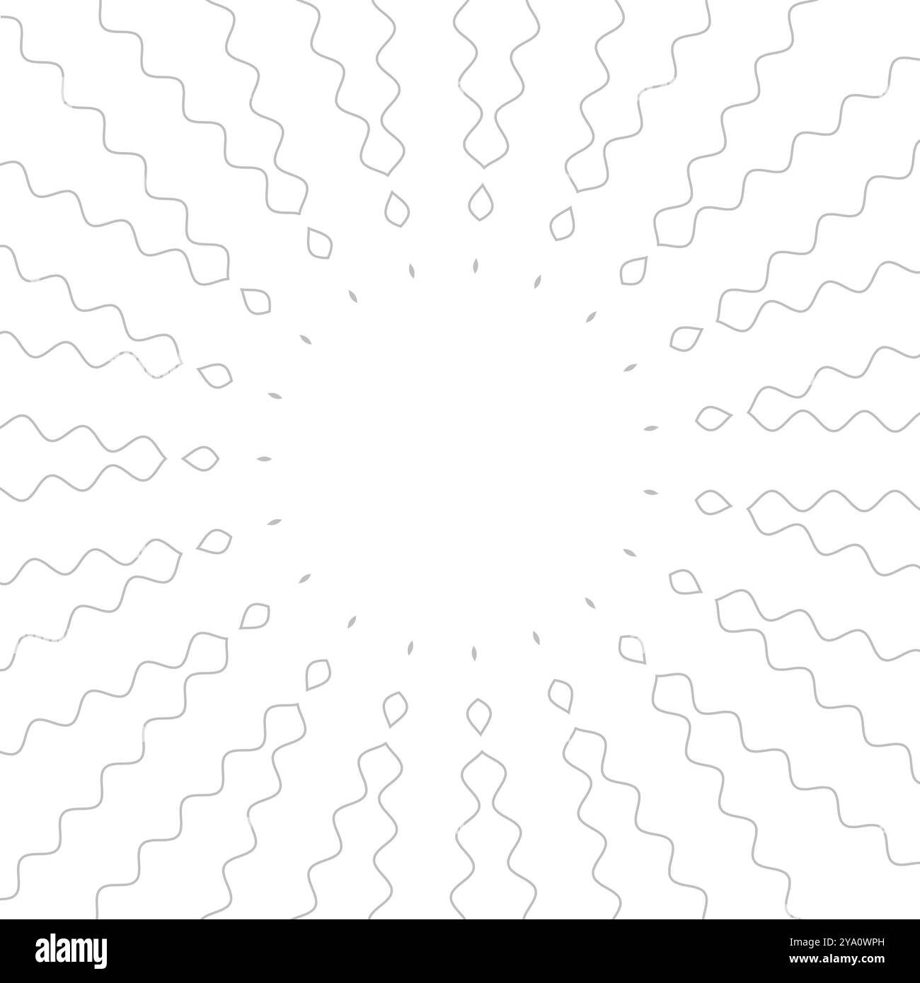 abstract wiggly curvy line radial pattern with text space vector Stock ...