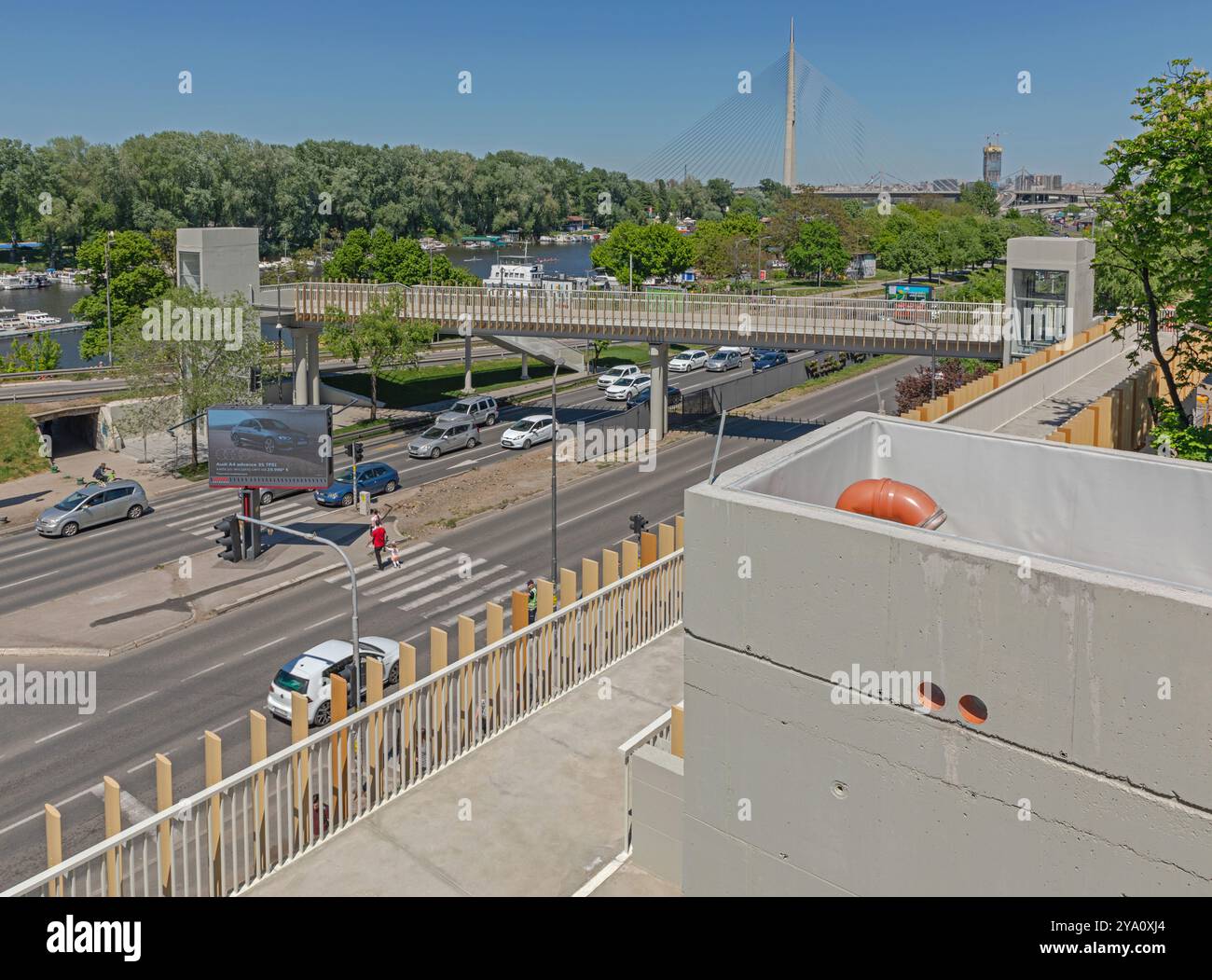 Elevator pedestrian access hi-res stock photography and images - Alamy