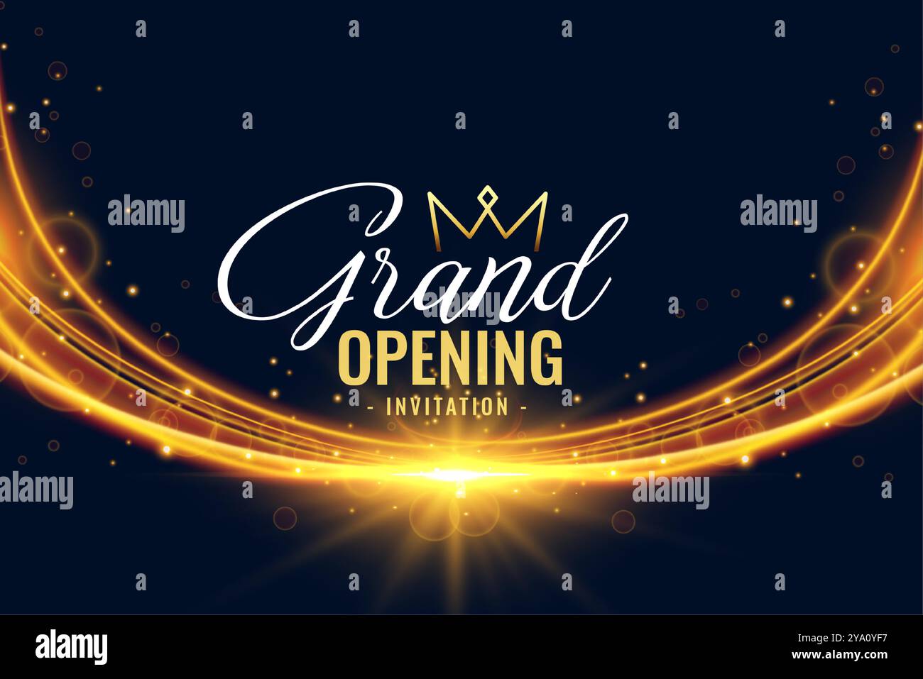 corporate grand opening ceremony background with shiny light effect ...