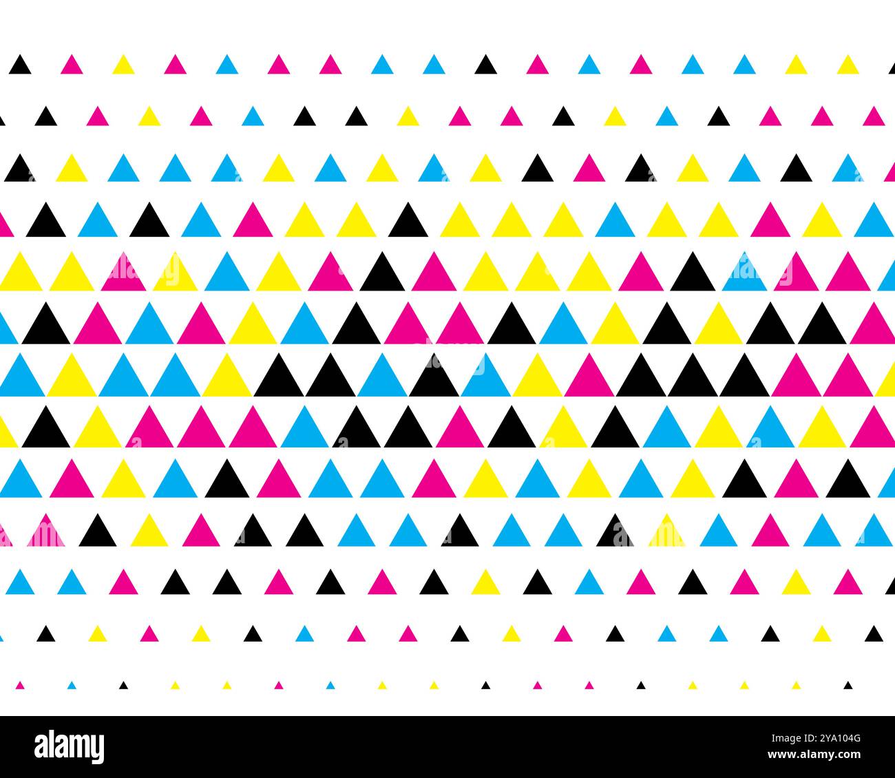 geometric style cmyk colors triangle background design vector Stock ...