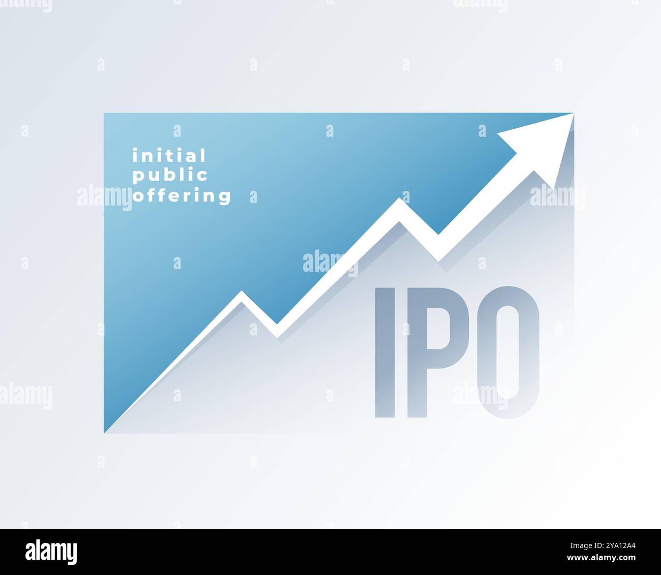 ipo initial public offering launch background for company success vector Stock Vector Image ...