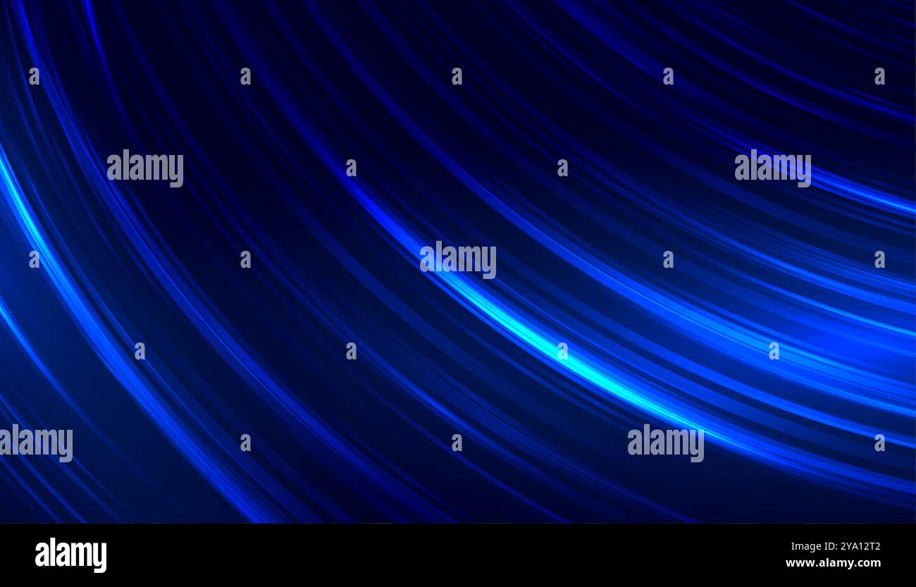 bright and dynamic blue light trail banner for backdrop design vector ...