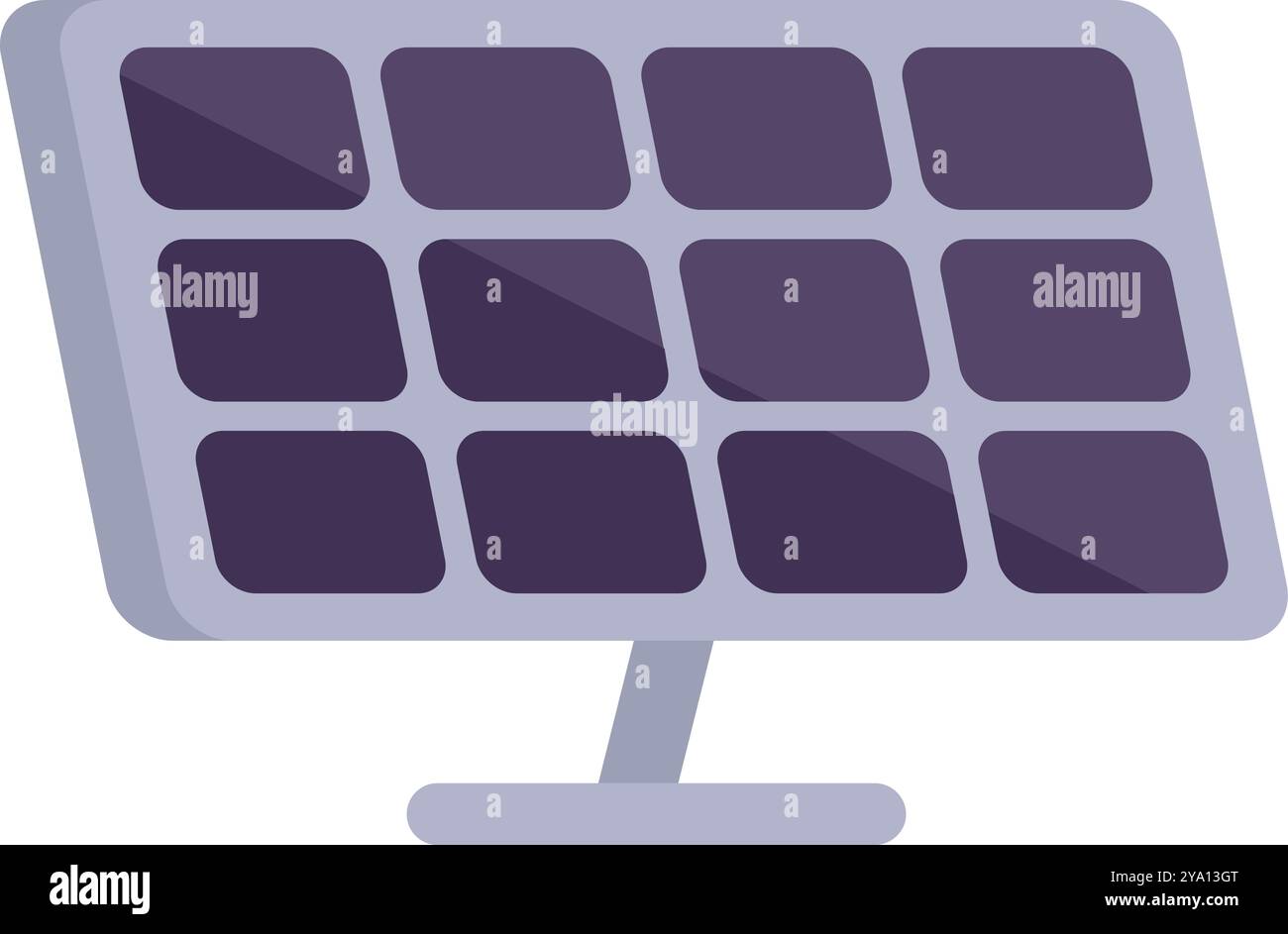 Solar panel converting sunlight into electricity, symbolizing renewable ...
