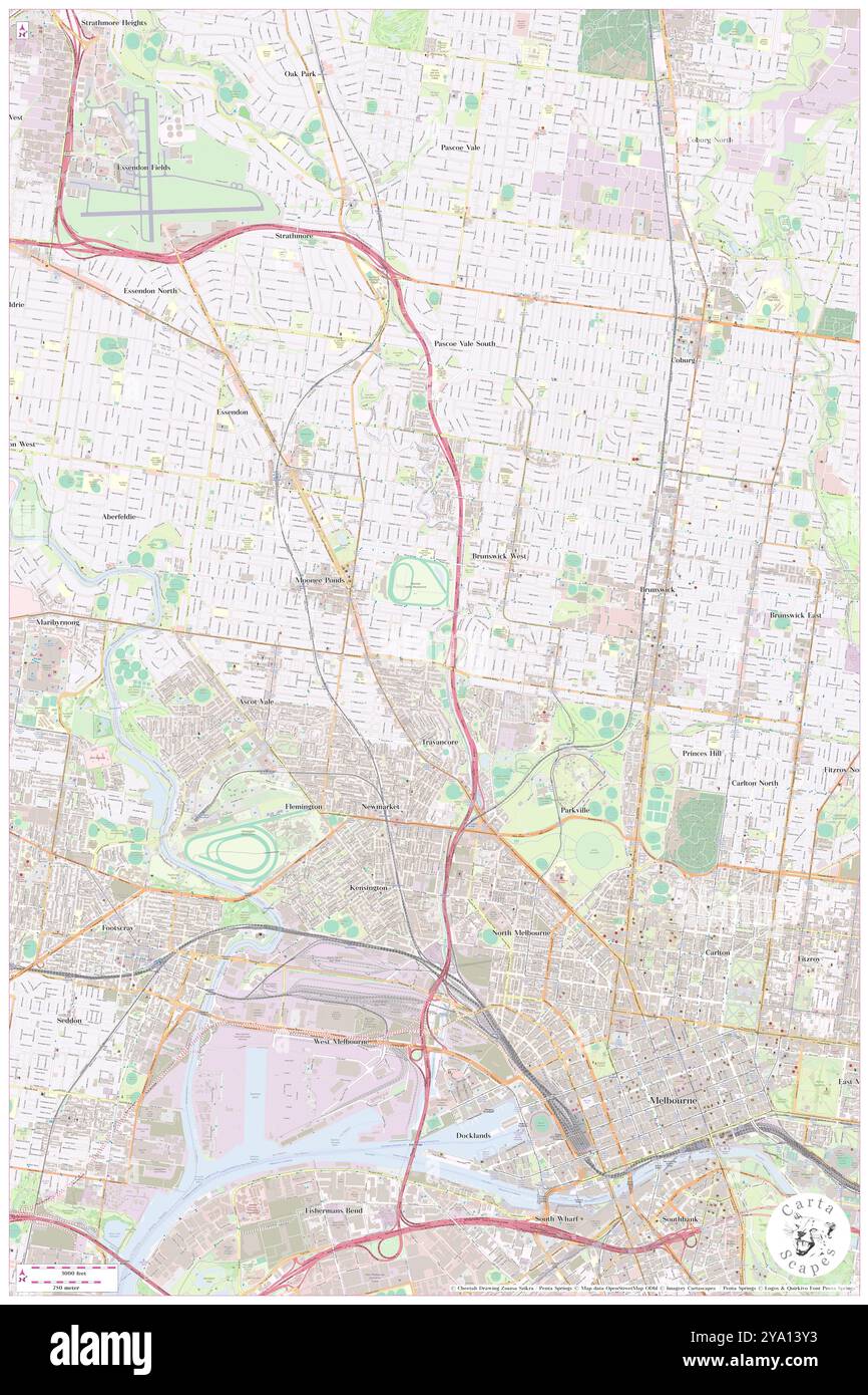 Ormond Park, Moonee Valley, AU, Australia, Victoria, S 37 46' 20'', N ...