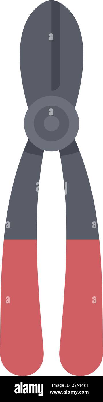 This vector illustration features a pair of secateurs, perfect for ...