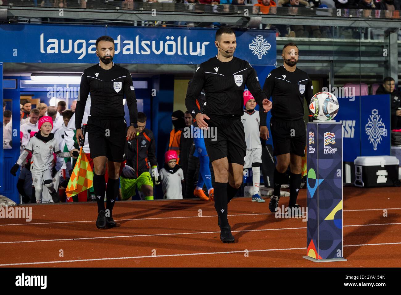 REYKJAVIK, ICELAND - 11 OCTOBER 2024: Match referee Antoni Bandić ...