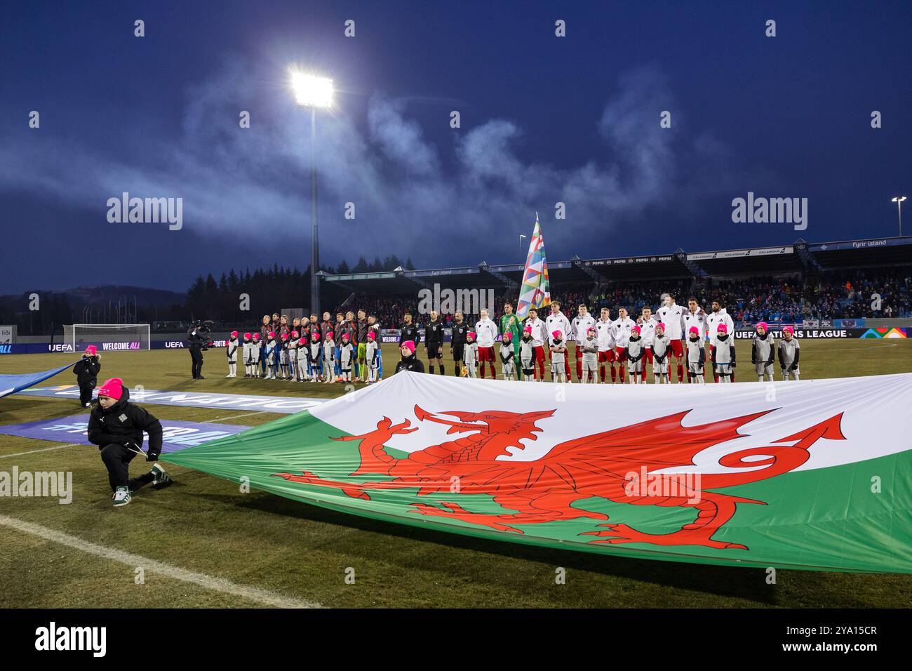 REYKJAVIK, ICELAND - 11 OCTOBER 2024: Wales' Ben Davies, Wales ...