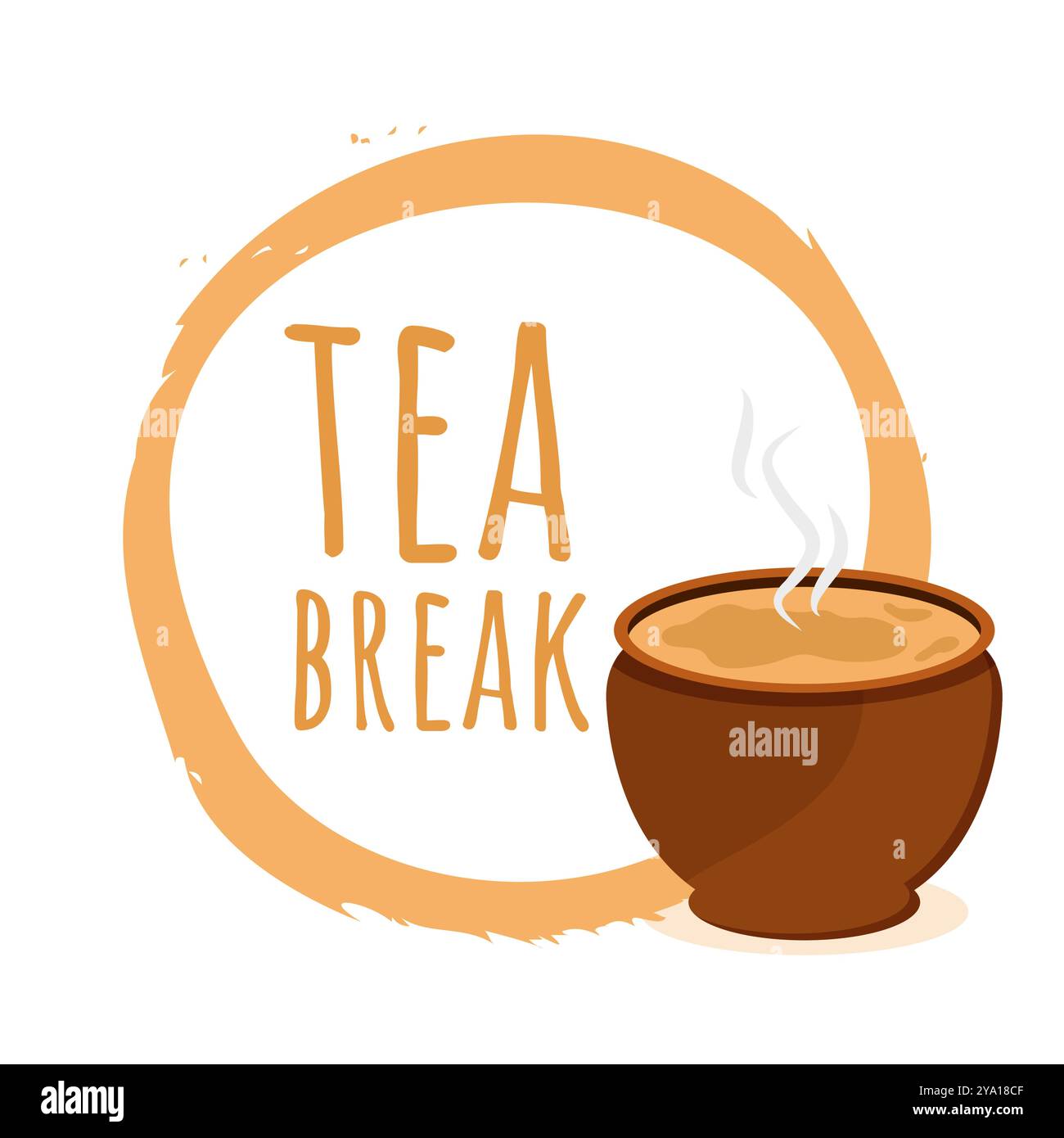 modern tea or chai break background for advertisement vector Stock ...