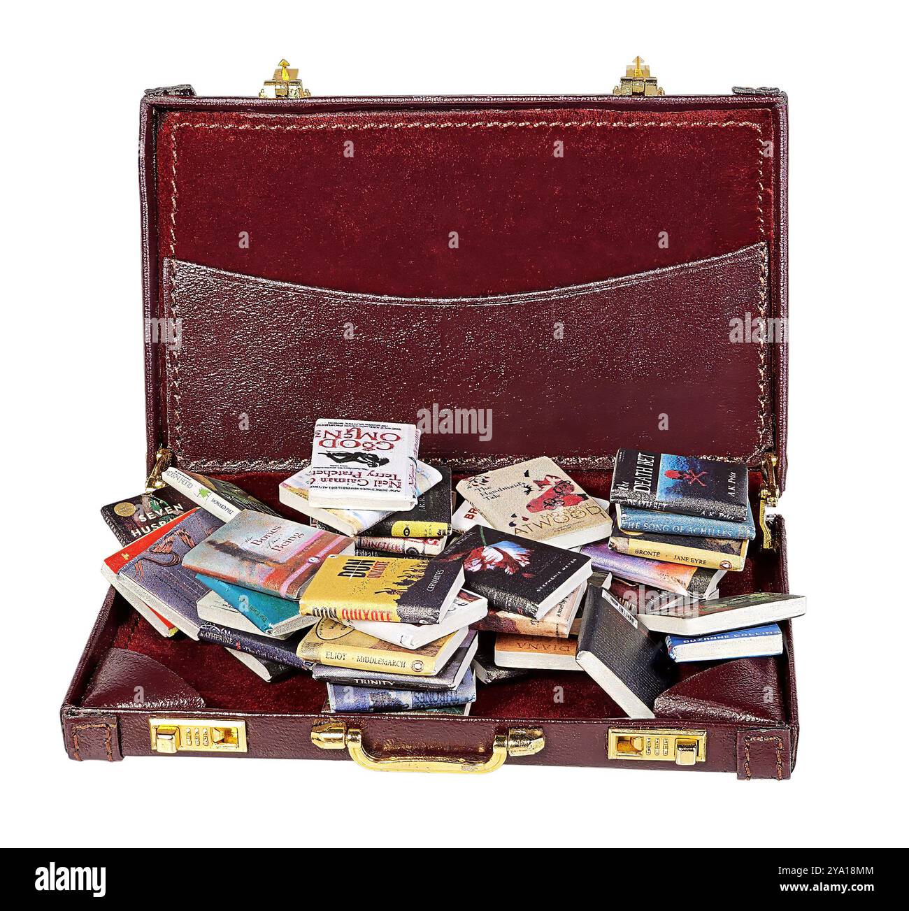 Open business book suitcase Cut Out Stock Images & Pictures - Alamy