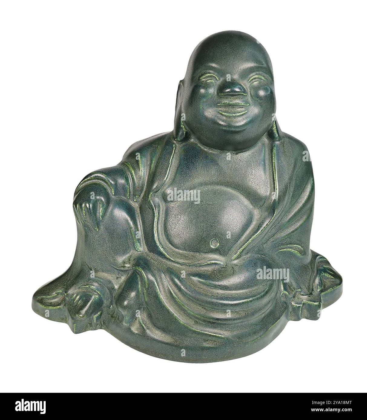 Buddha jade statue sitting Stock Photo - Alamy