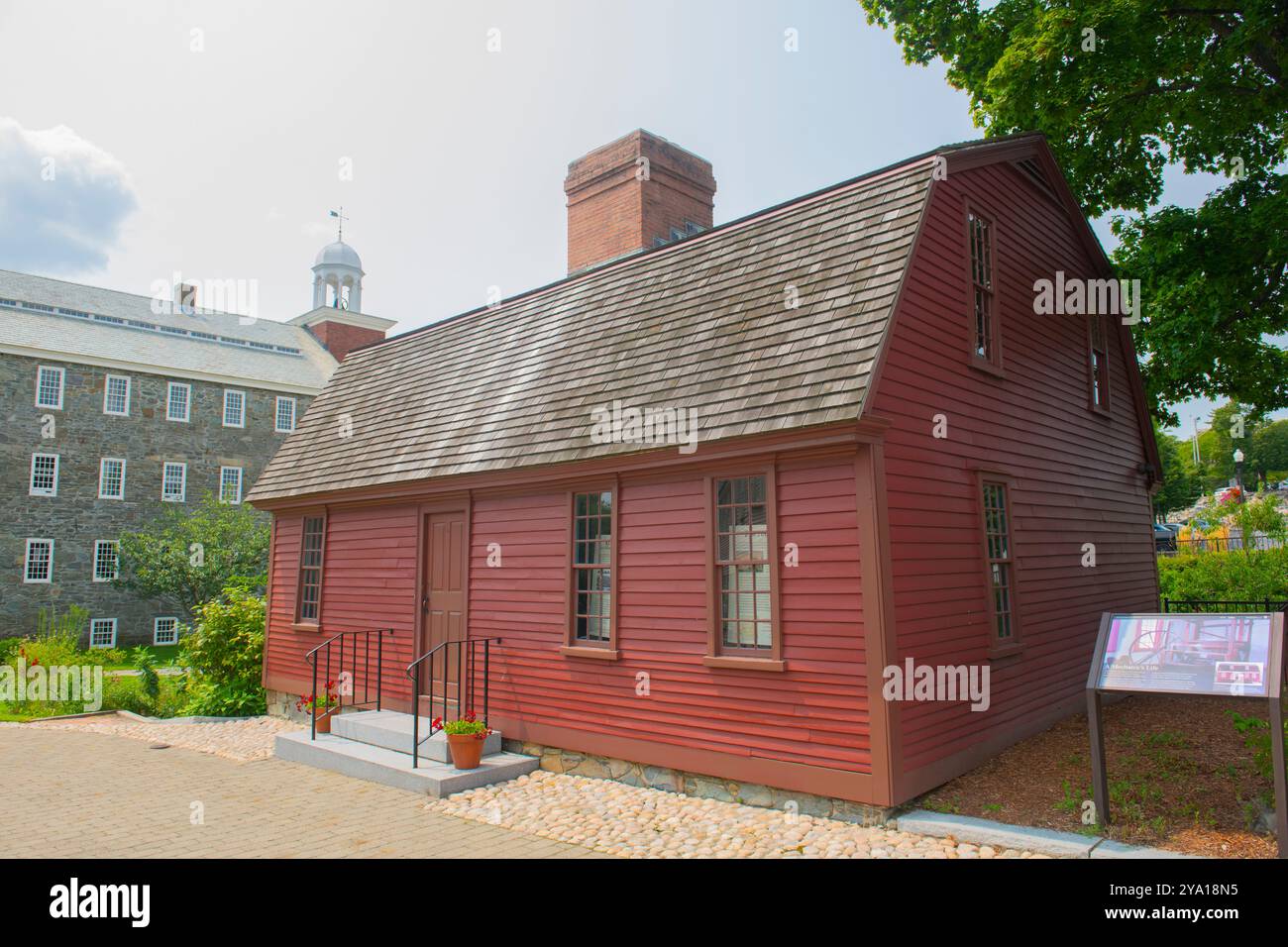 Sylvanus Brown House in Old Slater Mill National Historic Landmark on ...