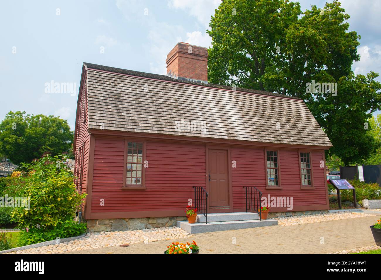 Sylvanus Brown House in Old Slater Mill National Historic Landmark on ...