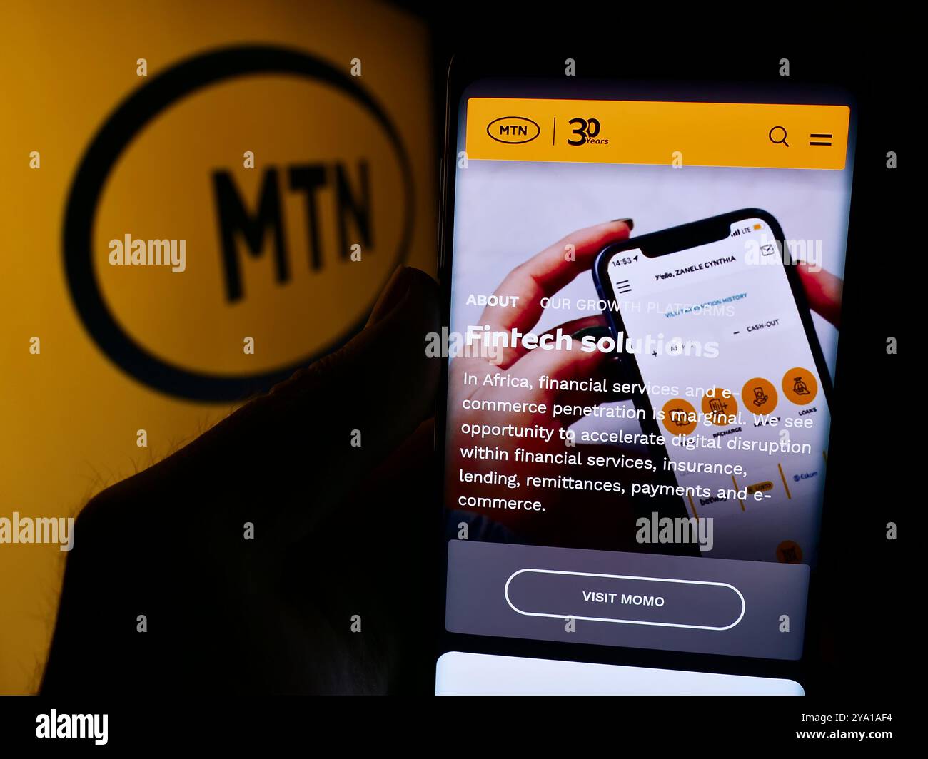 Mtn business logo hi-res stock photography and images - Alamy