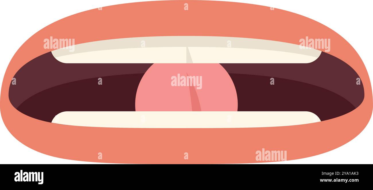 Cartoon mouth showing teeth hi-res stock photography and images - Alamy