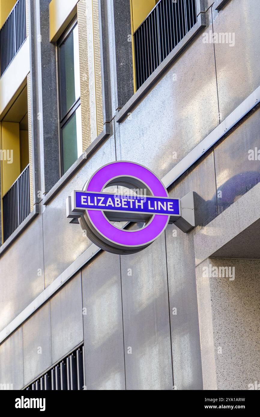 London, UK- September 19, 2024: Modern Urban Transport - Elizabeth Line ...