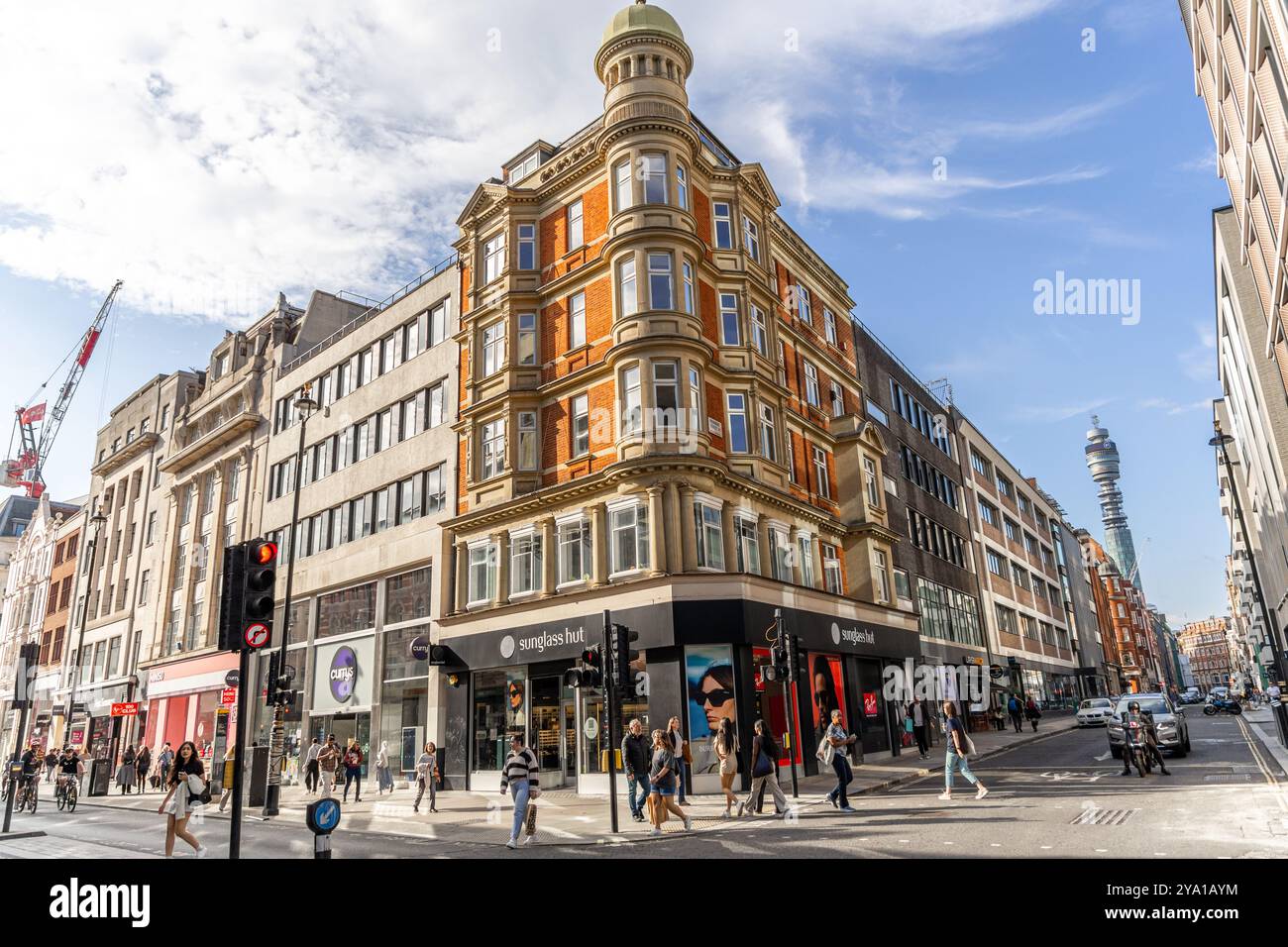 London, UK- September 19, 2024: Busy London Intersection Featuring ...