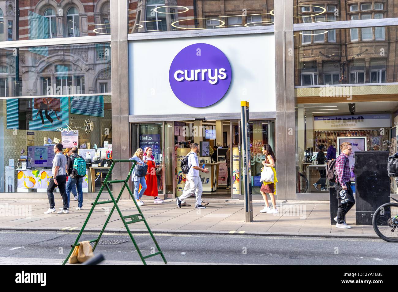 London, UK- September 19, 2024: Currys Storefront Signage on Modern ...