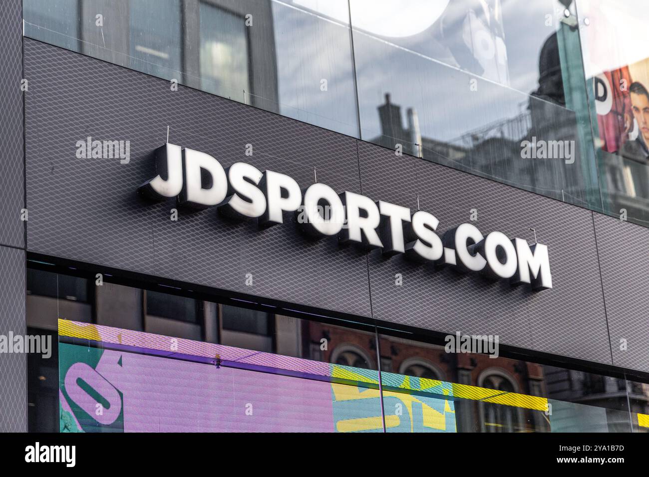 London, UK- September 19, 2024: Modern JD Sports Storefront Signage ...