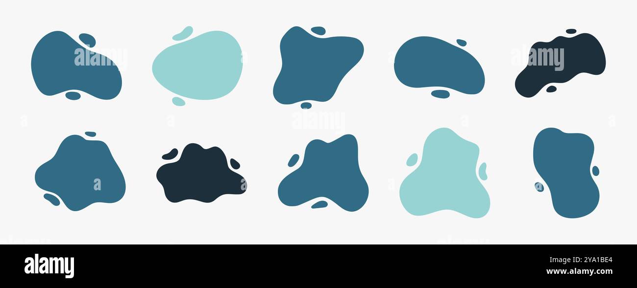 Blob irregular shape hi-res stock photography and images - Alamy